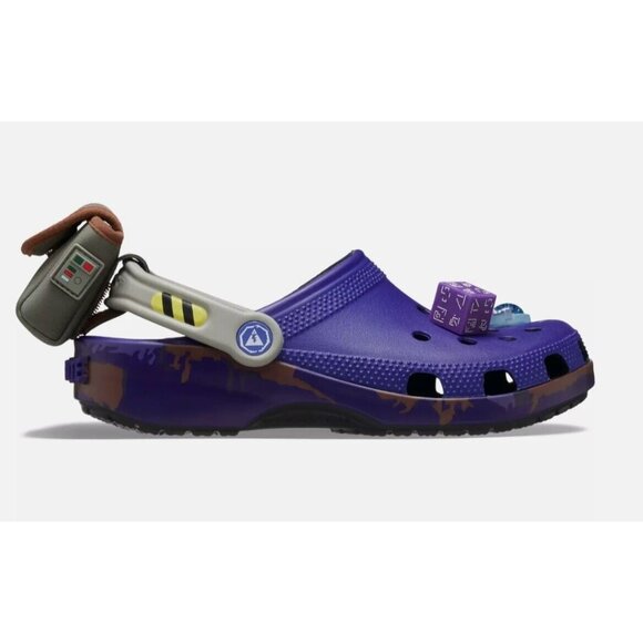 CROCS | Shoes | New Fortnite Crocs X Classic Clog Blue Battle Bus Mens ...